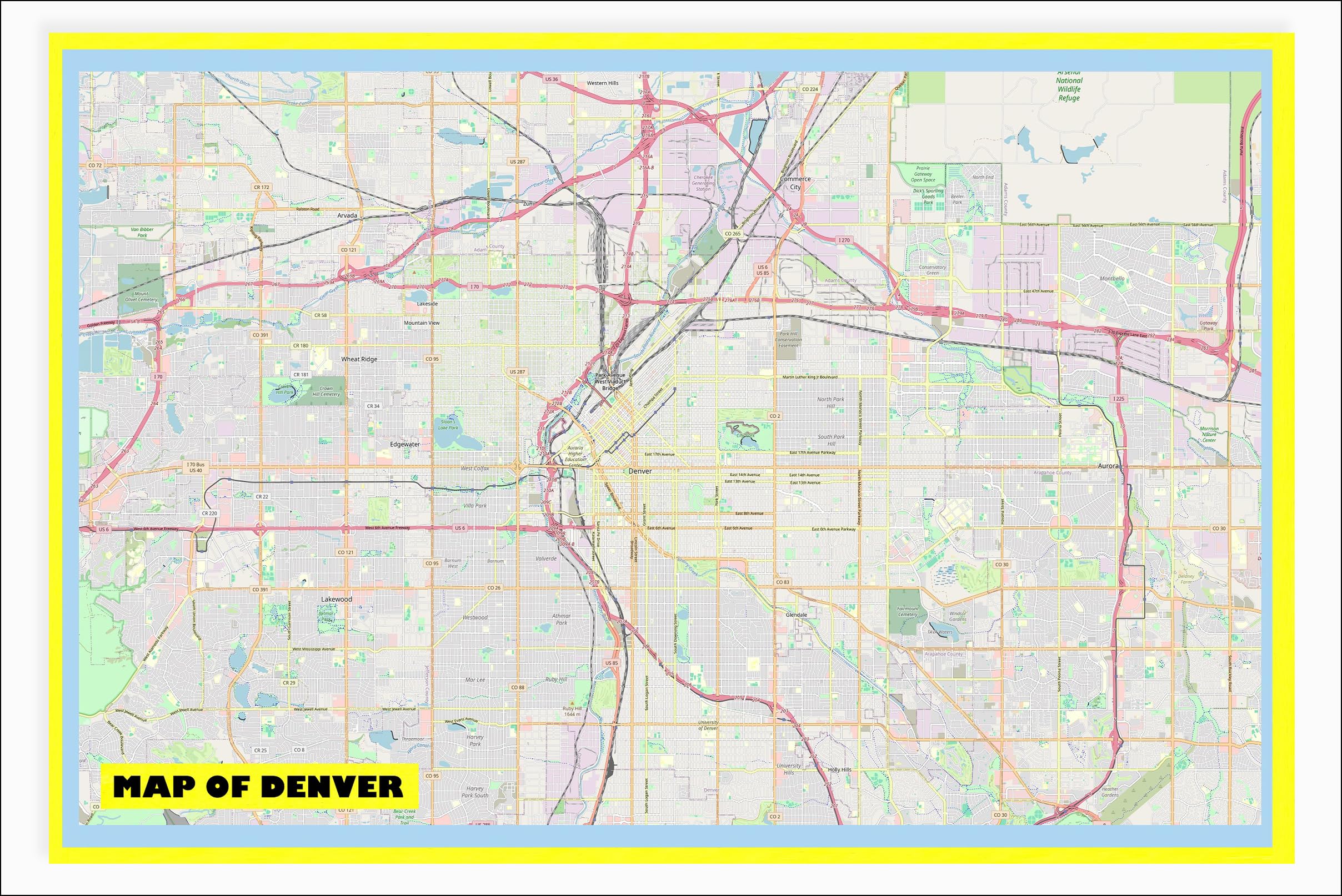 Mapa De Colorado Y Denver New Water Accounting Reveals Why The