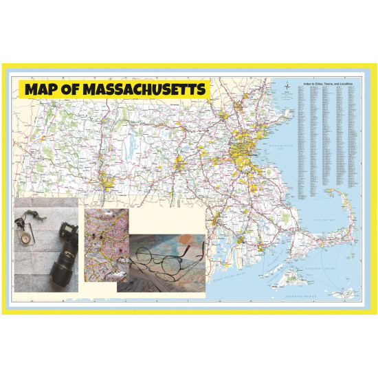 Map of Massachusetts Large Detailed Roads and Highways, Map of ...