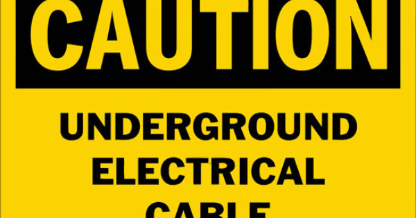 Electrical Underground Sign