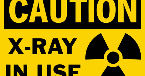 Caution X-Ray In Use Safety Sign