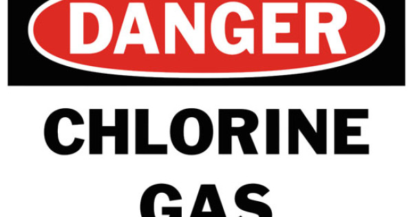 Danger Chlorine Gas Safety Sign