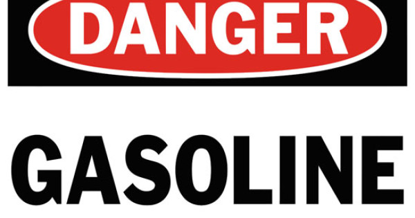 Danger Gasoline Safety Sign