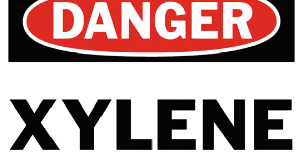 Danger Xylene Safety Sign