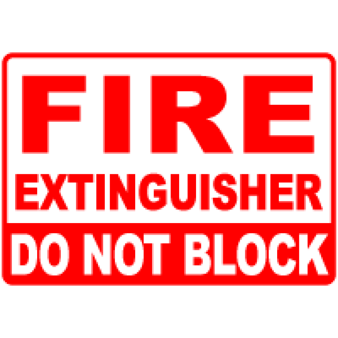Fire Extinguisher Sign